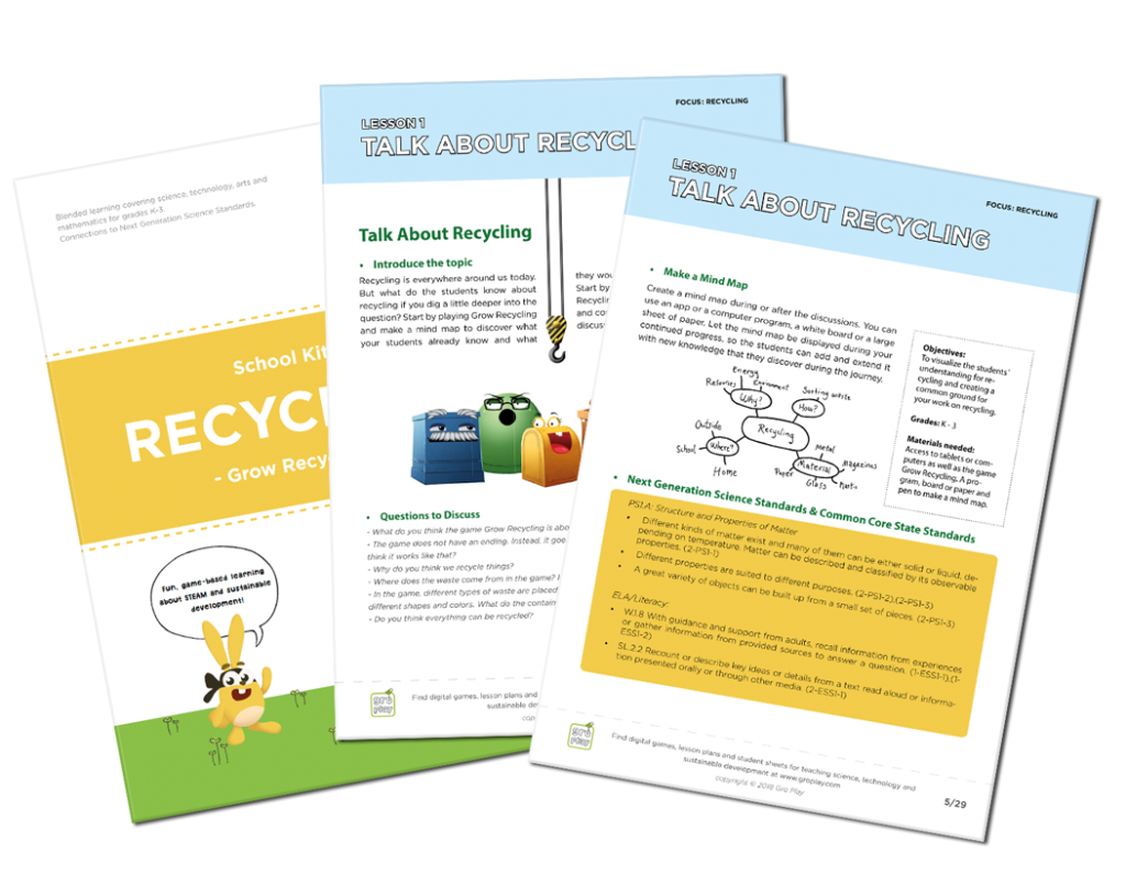Recycling School Kit | Gro Play - Playing to change the world
